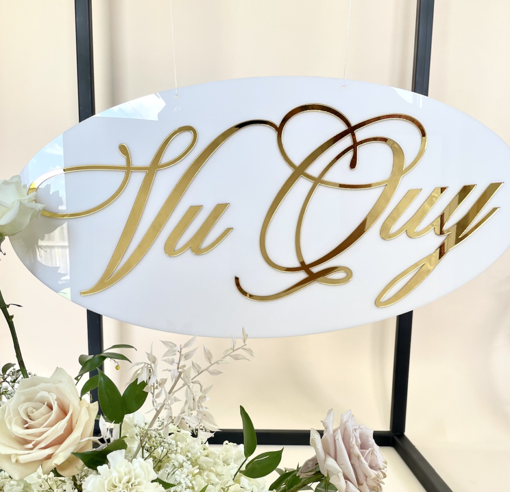 [HIRE/RENTAL] ‘Vu Quy’ Vietnamese Tea Ceremony Sign
